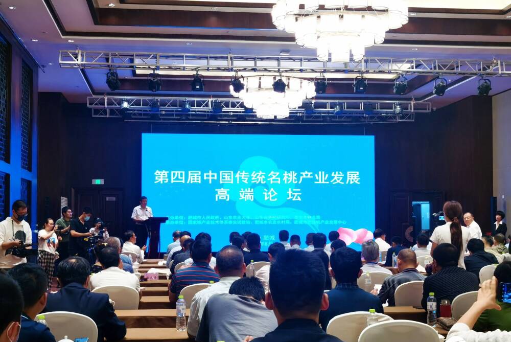 肥城市举办第四届中国传统名桃产业发展高端研讨会